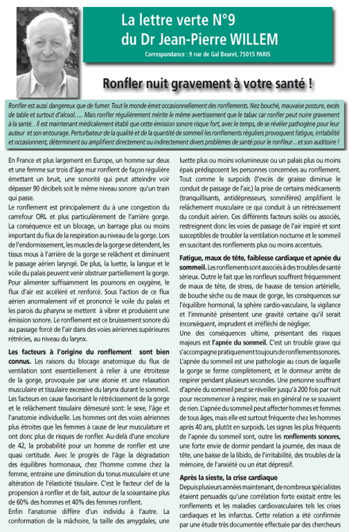 Mes lettres vertes page 2 - Lettres Vertes du Docteur Willem